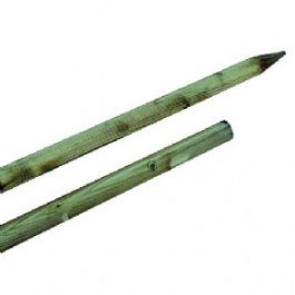 Gardman Pressure Treated Softwood Round Tree Stake - 2.4m J M Garden ...